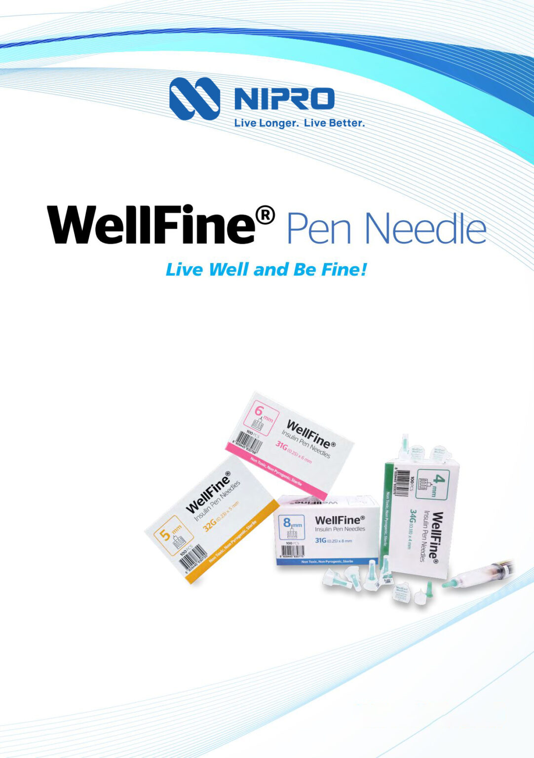 Đầu Kim Dùng Cho Bút Tiêm Insulin – WellFine™ - Nipro Sales Việt Nam