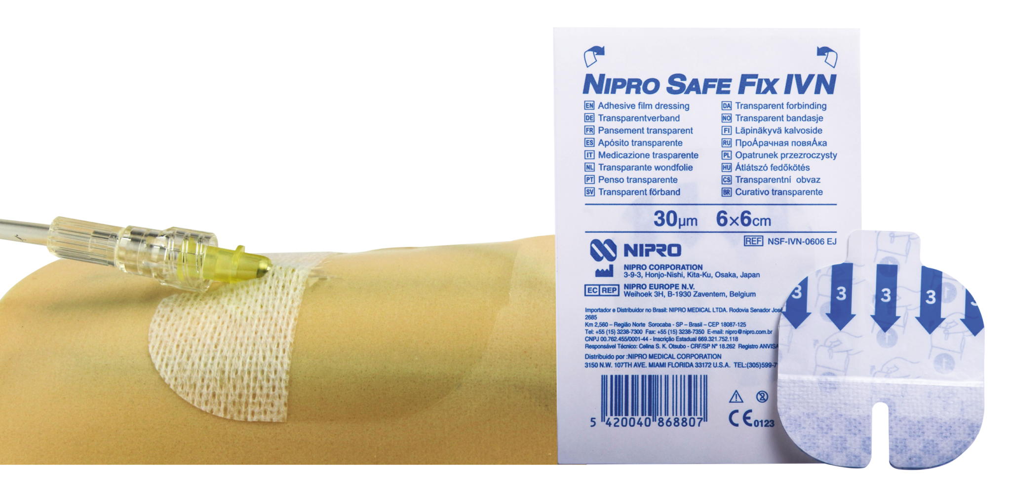 Băng Dán Cố Định Kim Luồn – Nipro Safe Derm/ Nipro Safe Fix IVN - Nipro ...